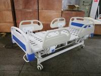 China 5-Function Electric Medical Bed With Central Braking For ICU & Clinical Use for sale