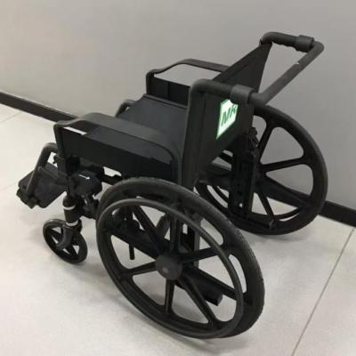 China Lightweight Non-Ferrous Wheelchair MRI Compatible Patient Chair 17kg 100kg Load for sale