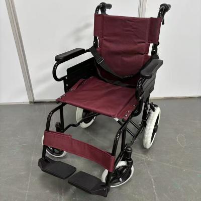 China Lightweight 13.8kg Manual Wheelchair with Attendant Brakes and Fire-Resistant Seat for sale