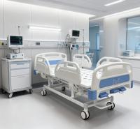China 3-Function Manual Patient Bed With PP Safety Rails And Central Braking System for sale