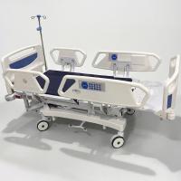 China Advanced Electric Medical Bed With 5th Caster, X-Ray Backrest & Integrated Scale for sale