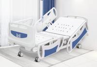 China 5-Function Electric Medical Bed With Corner Bumpers, Silent Casters & Full-Length PP Rails for sale
