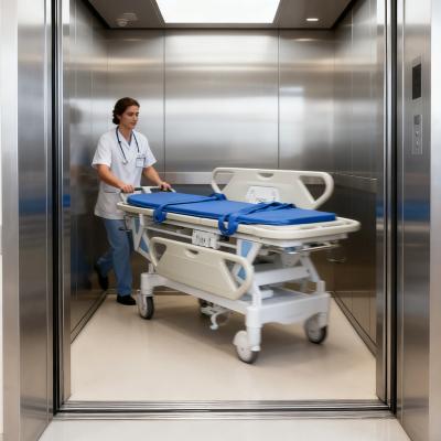 China Adjustable Manual Emergency Stretcher Cart with Wheels (Non-Powered) for sale