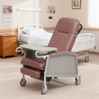 China Manual Patient Recliner with Adjustable Headrest & Leg Support - 250 LBS Capacity, 668mm Width for sale