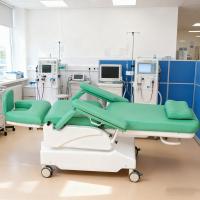 China Electric Blood Collection Chemotherapy Chair 600mm Seat Width 240kg Capacity for sale