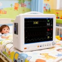 China 12.1 Inch Hospital Patient Monitor with 5 Hour Battery and Network Ready for sale