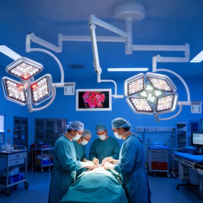 China Ceiling Hospital LED Surgical Light 160000 Lux 96 CRI Green ENDO Mode 90W for sale