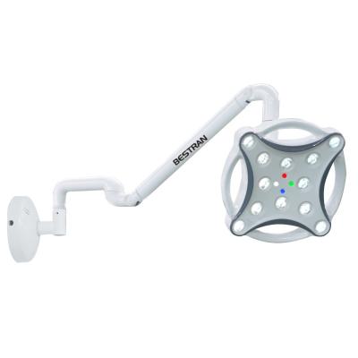China Wall Mounted Clinical Exam Lamp 70000 Lux 100000 Hour LED Round Head Adjustable Rotation for sale