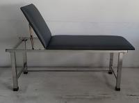 China Stainless Steel Medical Examination Couch 181x62x70cm Adjustable Backrest Paper Roll Holder for sale
