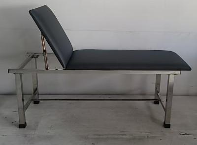 China Stainless Steel Medical Examination Couch 181x62x70cm Adjustable Backrest Paper Roll Holder for sale