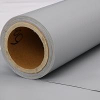 China 500-600g PVC Coated Tarpaulin Fabric Transportation Fabric Waterproof And Dust Proof Door Curtain Gray for sale