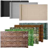 China 0.9 X 6 Vinyl Fence Tape Balcony Fence Cloth For Balcony Privacy And Rain Protection PVC Deck Fence for sale