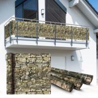 China 0.9 X 6 Vinyl Fence Tape Balcony Fence Cloth For Balcony Privacy And Rain Protection PVC Deck Fence for sale