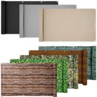China 0.9 X 6 Vinyl Fence Tape Balcony Fence Cloth For Balcony Privacy And Rain Protection PVC Deck Fence for sale