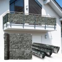 China 0.4mm Garden Balcony Fence 300-1500gsm Sunshade Canvas To Protect Privacy for sale