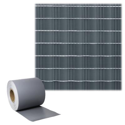 China Waterproof PVC Polyester Mesh Fabric 0.19x35m German Garden Privacy Fence Cloth with Fixing Clips for sale