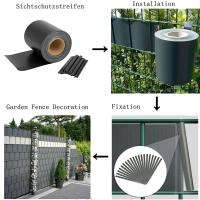 China Yitex Privacy Screen Custom Pattern Fabric Garden Shade Protection PVC Security Fence Gates for sale