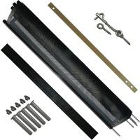 China 1.2x3.6m Vinyl Fence Tape Mesh Swimming Pool PVC Coated Removable Fence for sale