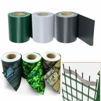 China PVC Strip Screen Fence Windproof  Privacy Fence with Customizable Length Garden Privacy Screens for sale