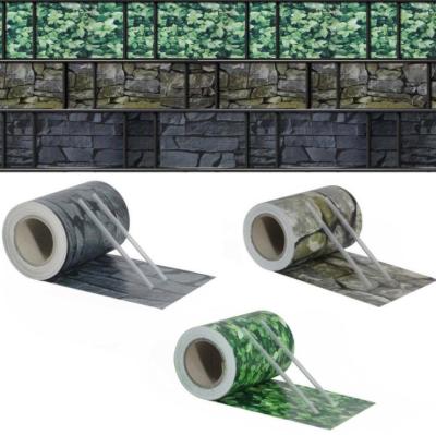 China PVC Strip Screen Fence Windproof  Privacy Fence with Customizable Length Garden Privacy Screens for sale