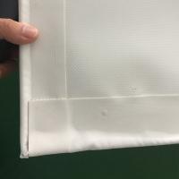 China Custom Made PVC Vinyl Tarpaulin High Frequency Welding 580gsm With Eyelet And Ties for sale