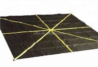China Anti Slip PVC Vinyl Tarp 6X6m PVC Snow Removal Tarpaulin Matte 18oz Tarp for sale