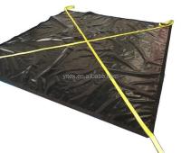 China 18oz PVC Vinyl Tarpaulin PVC Snow Removal Tarp With Straps For Construction Site for sale