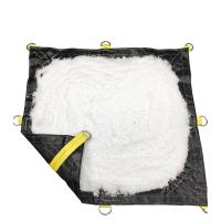China OEM PVC Vinyl Tarp Construction Snow Removal Tarps Heavy Duty Eight Loops Snow Tarps for sale