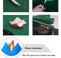 China High Strength PVC Tent Fabric Fireproof Waterproof Tarpaulin Durable Coated PVC Tarpaulin for sale