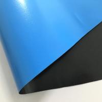China 610gsm Waterproof Tarpaulin Roll Fabrics Plastic Vinyl Fabric 0.9mm PVC Tarpaulin Roll for sale