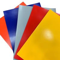 China 0.4-1mm PVC Coated Fabric Waterproof Tarpaulin Rolls Fire Retardant Tarps PVC Canvas for sale