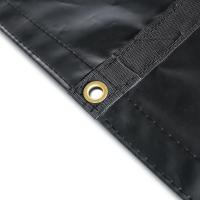 China PVC Airbag Parachute Fabric Vinyl Waterproof Steel Tarp 14oz Light Weight Lumber Tarp for sale