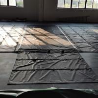 China Waterproof Tear-Resistant Heavy Duty PVC Truck Tarp with 610gsm for Flatbed Use for sale