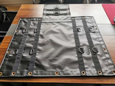 China Industrial PVC Mesh Fabric Featuring Heavy Duty Construction and UV Resistant PVC Coating for Long Term Outdoor and Load Security for sale