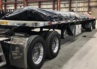 China 8 Drop PVC Truck Cover Anti Odor Heavy Duty PVC Flatbed Truck Lumber Tarp for sale