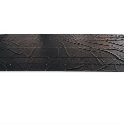 China 610gsm PVC Truck Tarpaulin Waterproof Fabric PVC Coated Tarpaulin Steel Tarp for sale