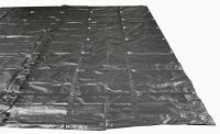China Custom PVC Coated Fabric Flatbed Blue Steel Tarps PVC Tarpaulin Sheet for sale