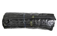China Custom PVC Coated Fabric Flatbed Blue Steel Tarps PVC Tarpaulin Sheet for sale