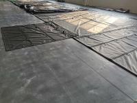 China Anti-UV 4ft Drop Pvc Coated Tarpaulin Fabric 16x27ft PVC Vinyl Material For Flatbed Truck for sale