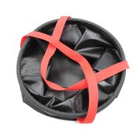 China 500d PVC Coated Fabric 20L Outdoor Camping Fishing Folding Bucket Car Cleaning Bucket for sale