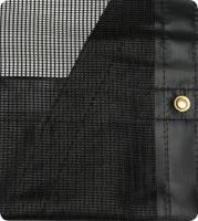 China 70% PVC 30% Polyester Vinyl Fence Tape 1000D Dipped Polyester Mesh Fabric For Outdoor Printing for sale