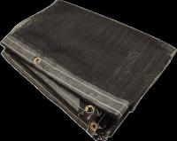 China Heavy Duty PVC Mesh Fabric Black for sale
