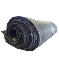 China 10x22 Ft PVC Coated Fabric Vinyl Polyester Fabric Dump Truck Trailer Mesh Tarp With Grommets for sale