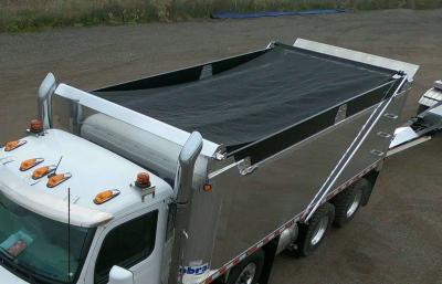 China Garbage truck tarp PVC Mesh Tarp for sale