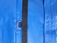 China Custom PVC Truck Cover For Heavy Duty Flatbed Trailers In Blue Steel Tarps for sale