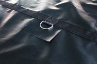 China Waterproof PVC Tarpaulin Fabric For Flatbed Truck Lumber Tarps 16x27 4x8ft for sale