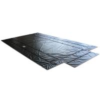 China Blue Steel Tarps With PVC Coated Fabric For Custom Flatbed for sale