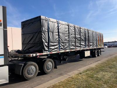 China 18oz tarpaulin truck cover Tarp Heavy Duty PVC Truck Cover for Tear-Resistant Cargo for sale