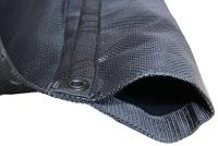 China Heavy Duty PVC Mesh Tarpaulin Truck Cover Tear Resistant Weatherproof -20.C-70.C UV Protection for sale