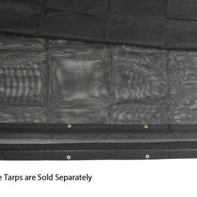 China Waterproof PVC Coated Mesh Fabric Woven Polyester Truck Mesh Cover for Dump Truck Cargo Shield Protection for sale